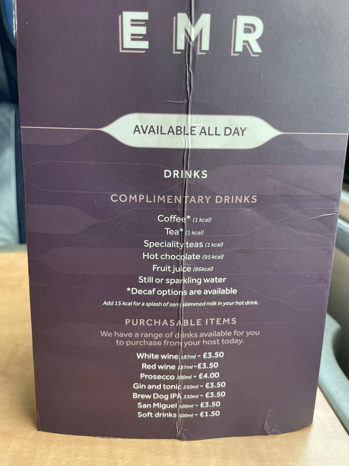 Interrail Wiki's Food and drinks on board trains